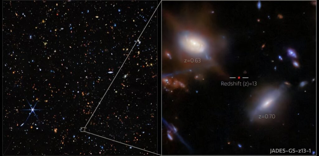 Astronomers Discover Bright Hydrogen Emission from a Galaxy in the ...