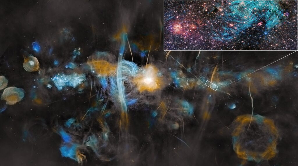 Webb Telescope Uncovers Star Formation Mysteries in Galactic Center Webb Telescope Uncovers Star Formation Mysteries in Galactic Center