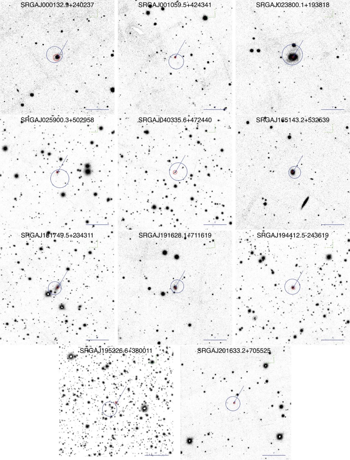 Astronomers Discover 11 New Active Galactic Nuclei