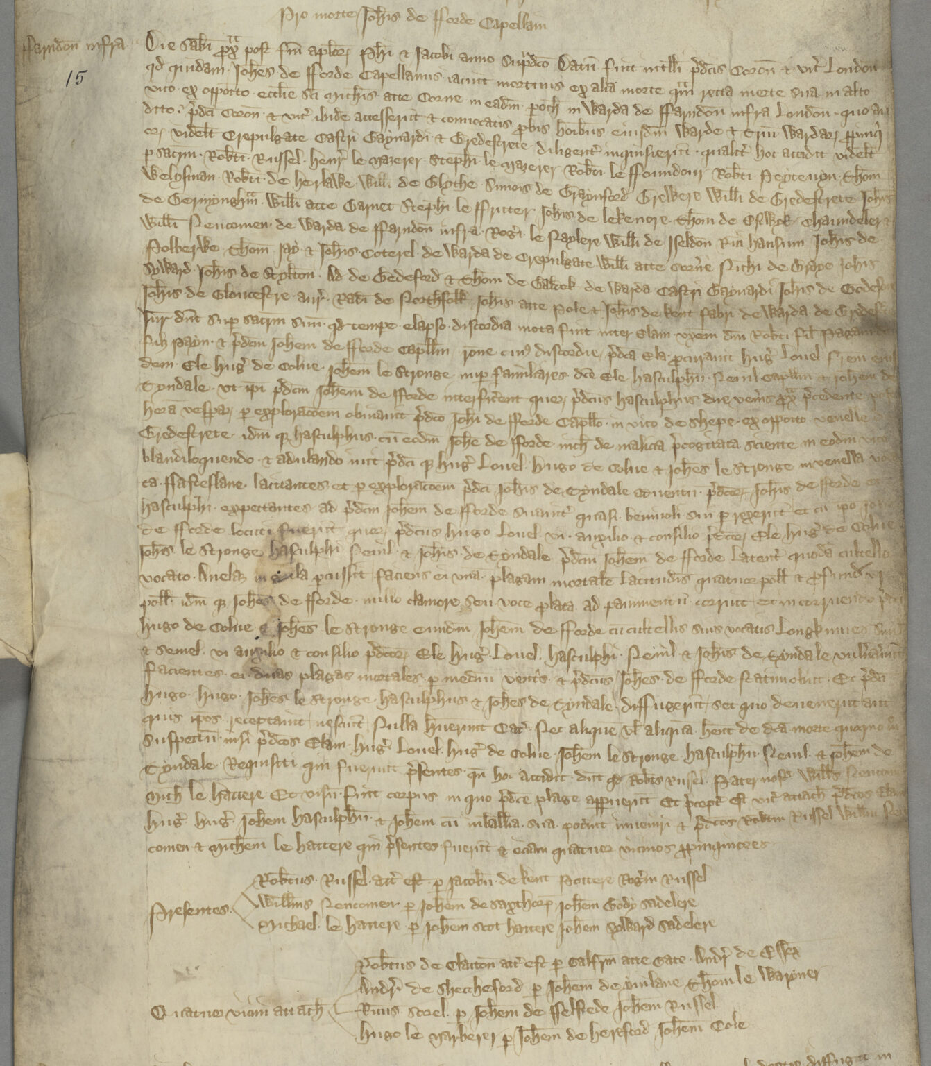 The Vengeful Noblewoman Behind a 688-Year-Old Priest’s Murder