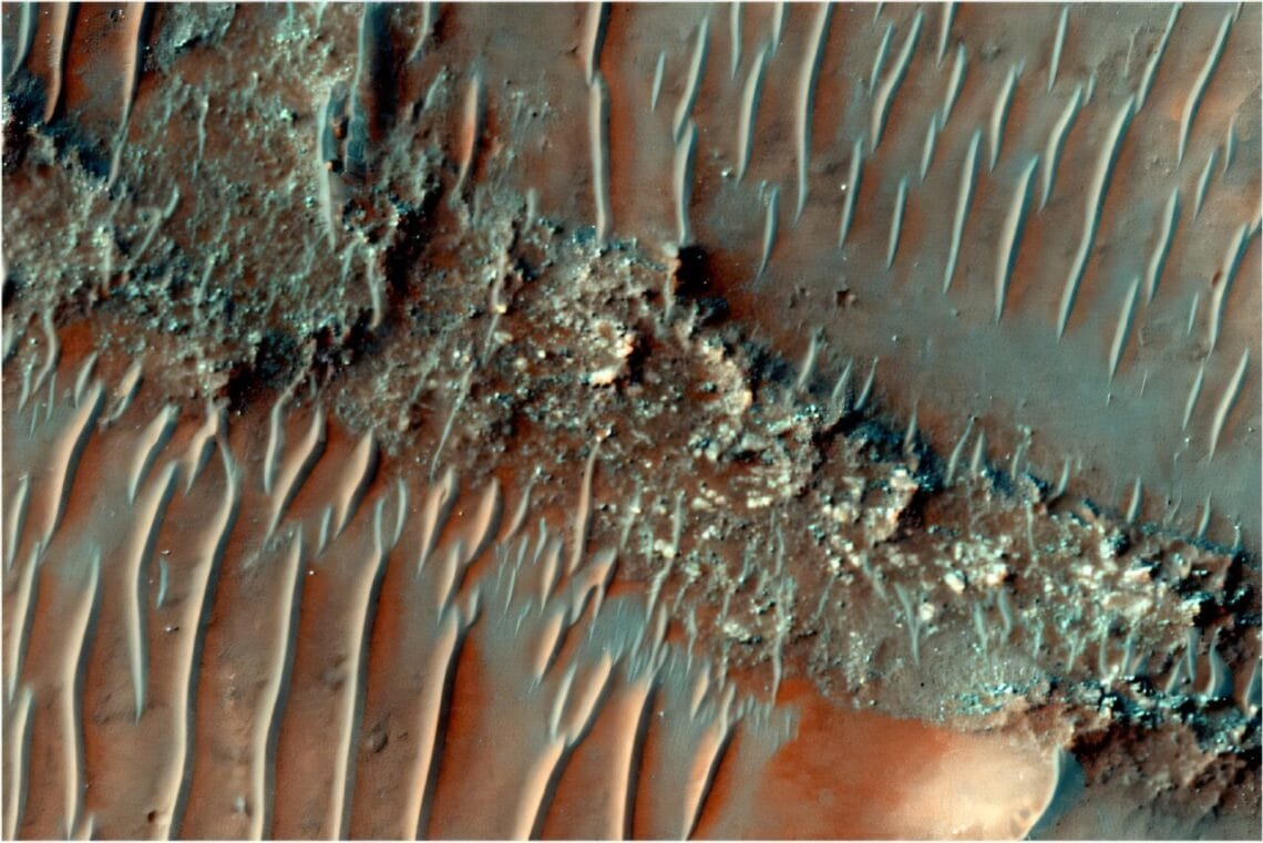 Mars Hides Ancient Rivers Beneath Its Rusty Sands